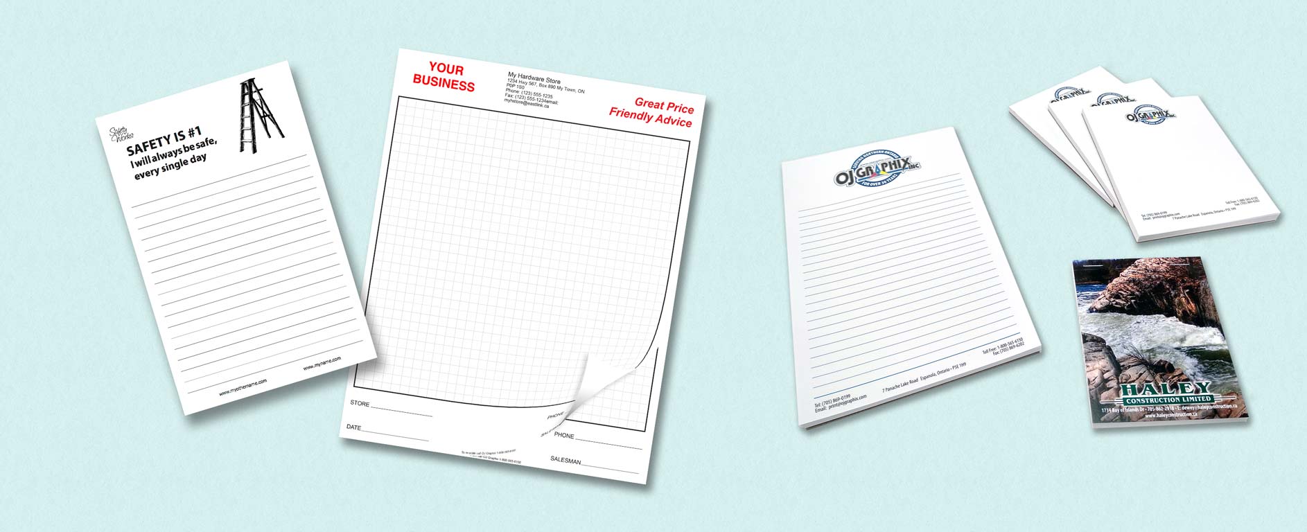 Notepad Printing for Ontario | Sudbury